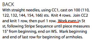 Ask Amy: What does “Work Even in Pattern” mean? – Design Team Blog