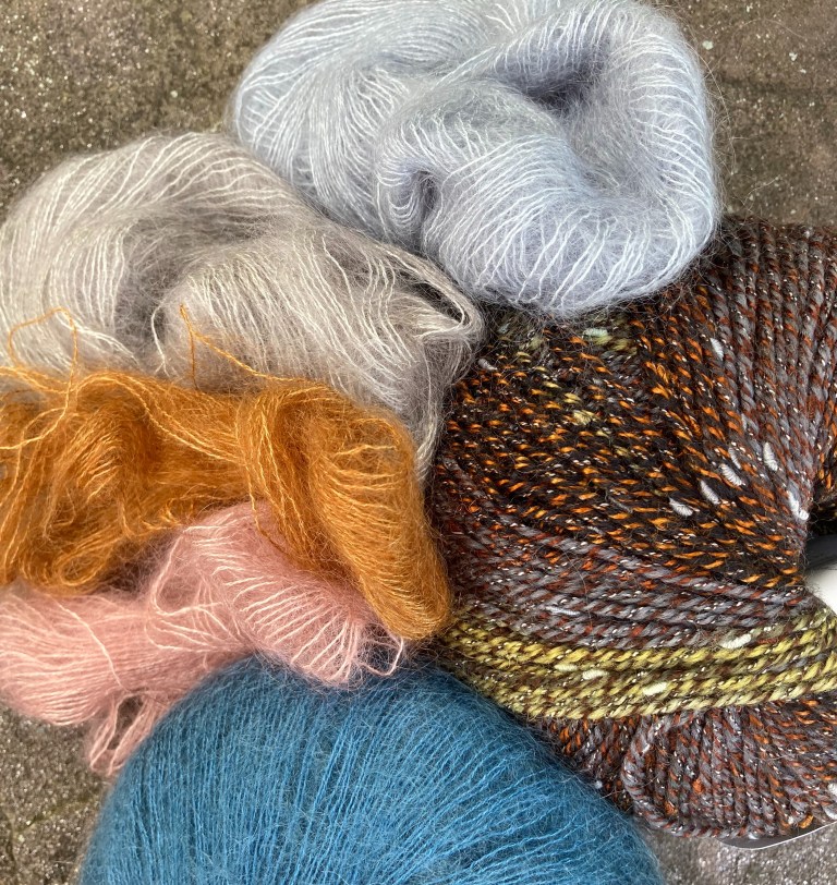 Combining Yarns with Mohair – Design Team Blog